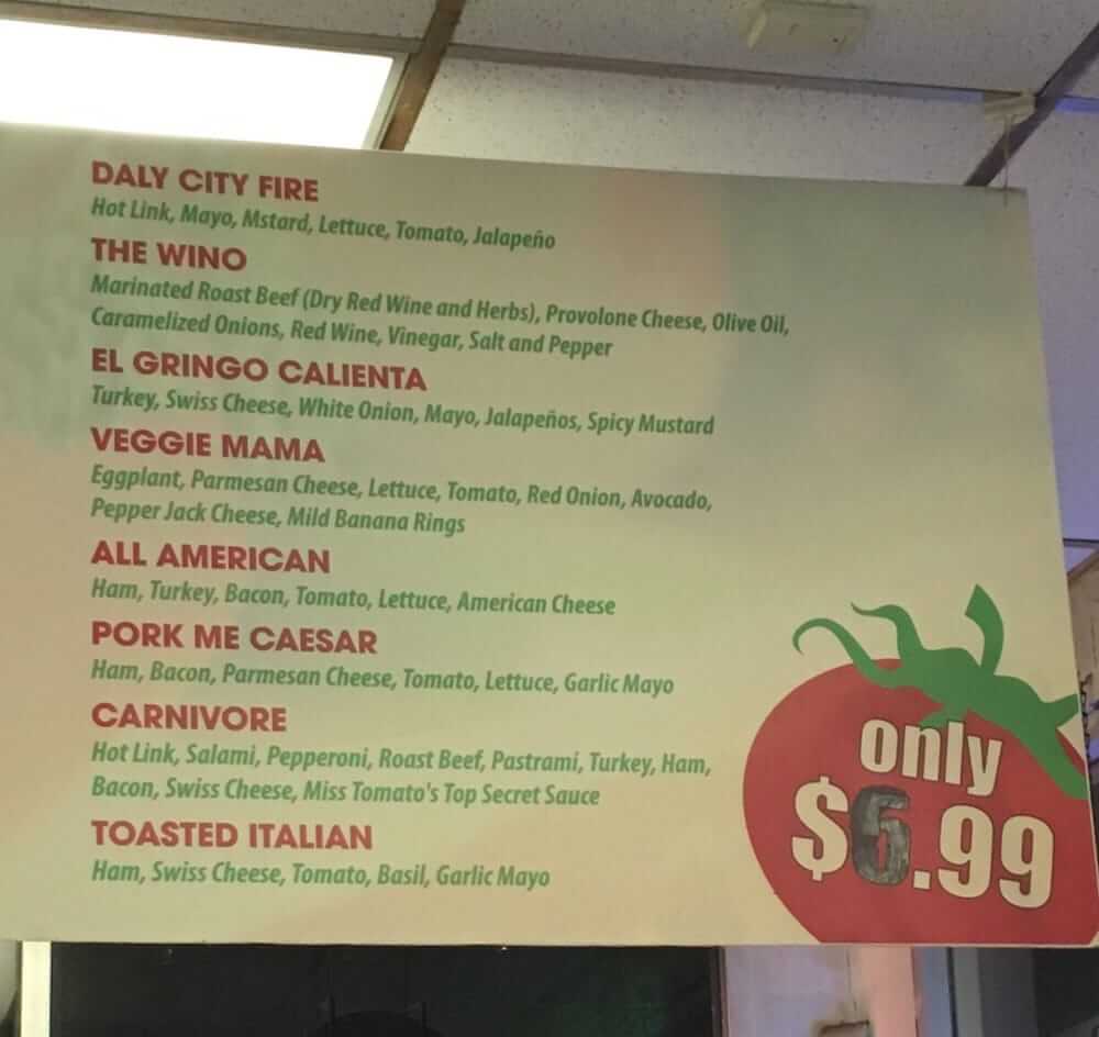 Miss Tomato - Daly City, CA - Full Menu, Reviews, Photos